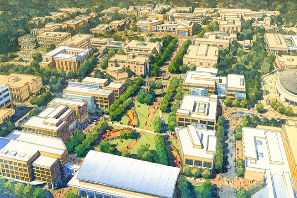 Sam Houston State University Campus Map Sam Houston Village