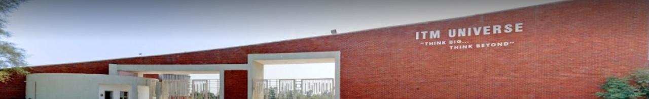 ITM (SLS) Baroda University, Vadodara Courses & Fees 2023