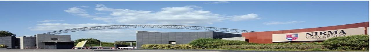 Nirma University : Courses, Fees, Admission 2023, Placements, Rankings