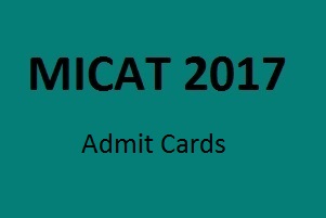 MICAT I 2017 admit cards | Shiksha