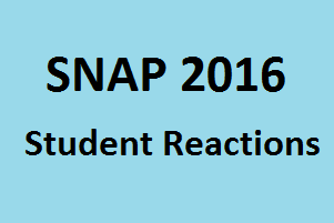 SNAP 2016 student reactions | Shiksha