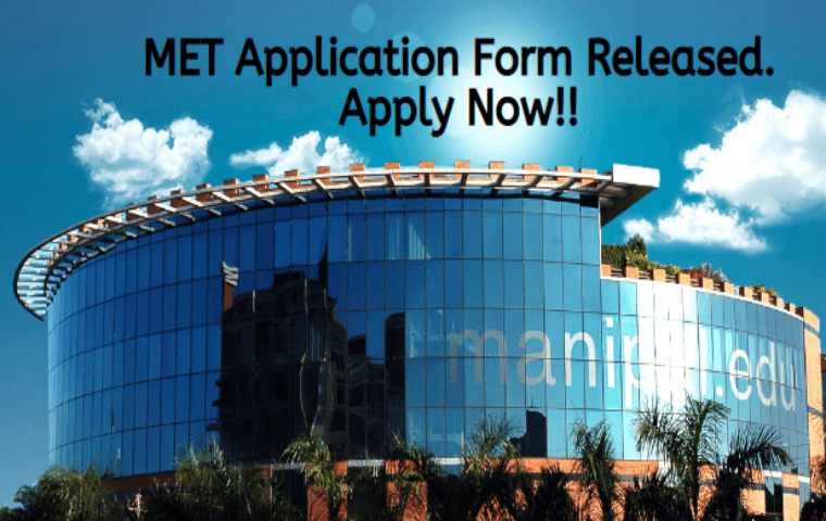 Manipal University (MET) 2020 Application Form Released; Apply online now!!