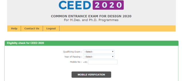 CEED 2020 Registration & Application Form (Date Extended) - Apply for CEED Online