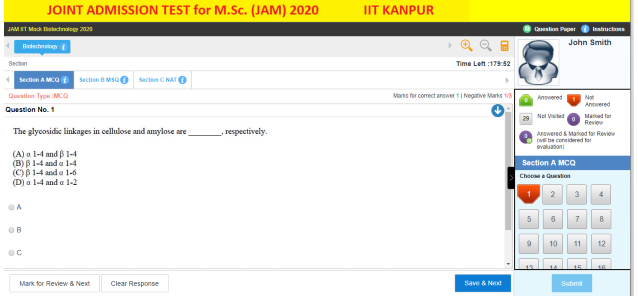 IIT JAM Mock Test (Released) 2020: Get Free Online Test Series