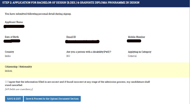 NID DAT 2020 Registration & Application Form (Extended) - Apply for NID ...