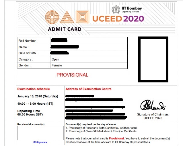 UCEED 2021 Admit Card: Check Dates & Steps to Download Online!