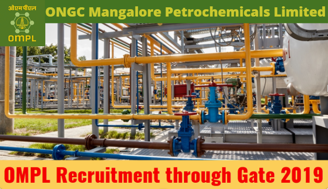 OMPL Recruitment through GATE 2019: Application Invited