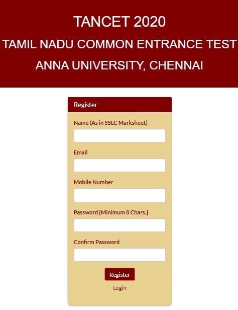 TANCET 2021 Registration - Know Eligibility, Fees and Process