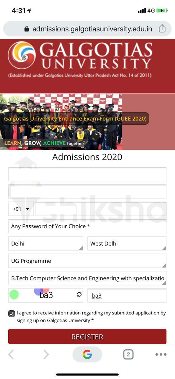 Galgotias University Admission 2020 - Eligibility, Process, Fees, Dates