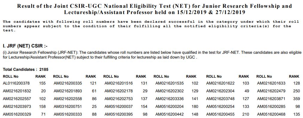 CSIR NET Result 2020: Check Result Date & Steps to Download Scorecard Here