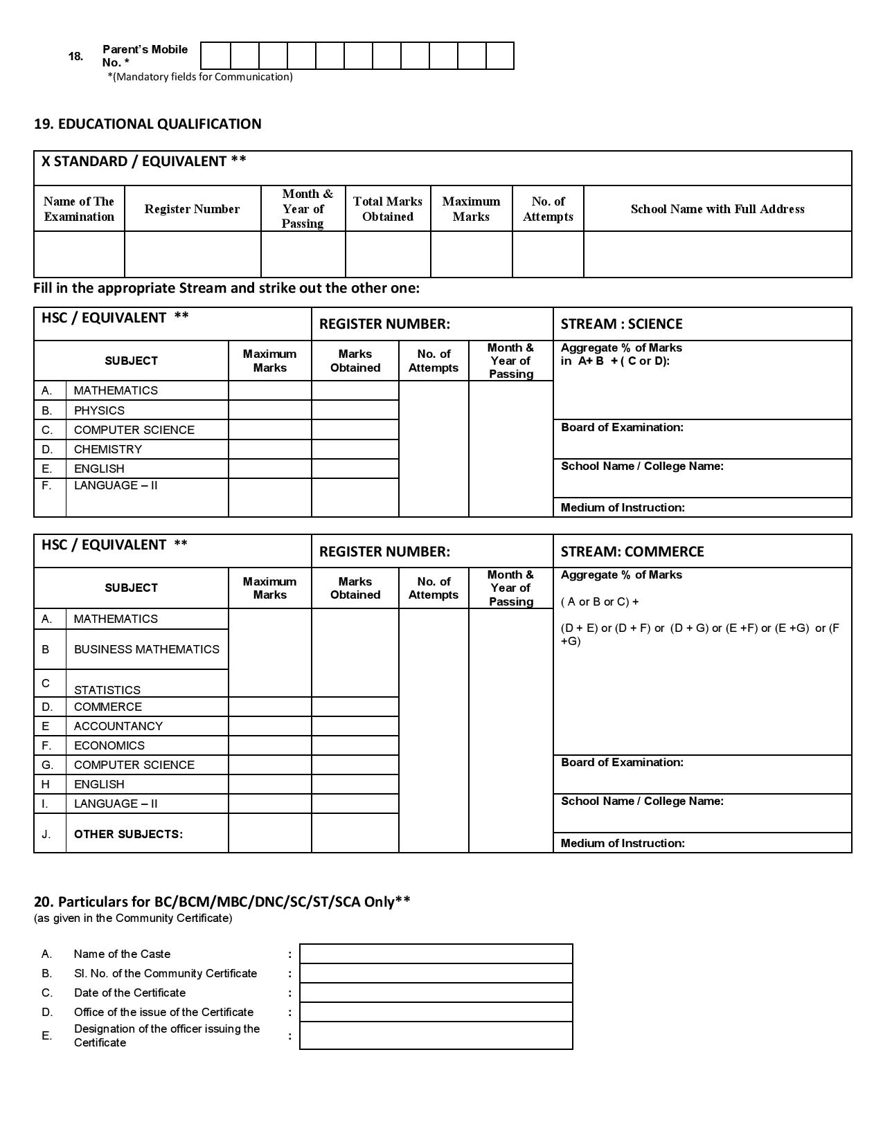 CIT Integrated MSc CET Application Form 2021: Check Registration Date ...