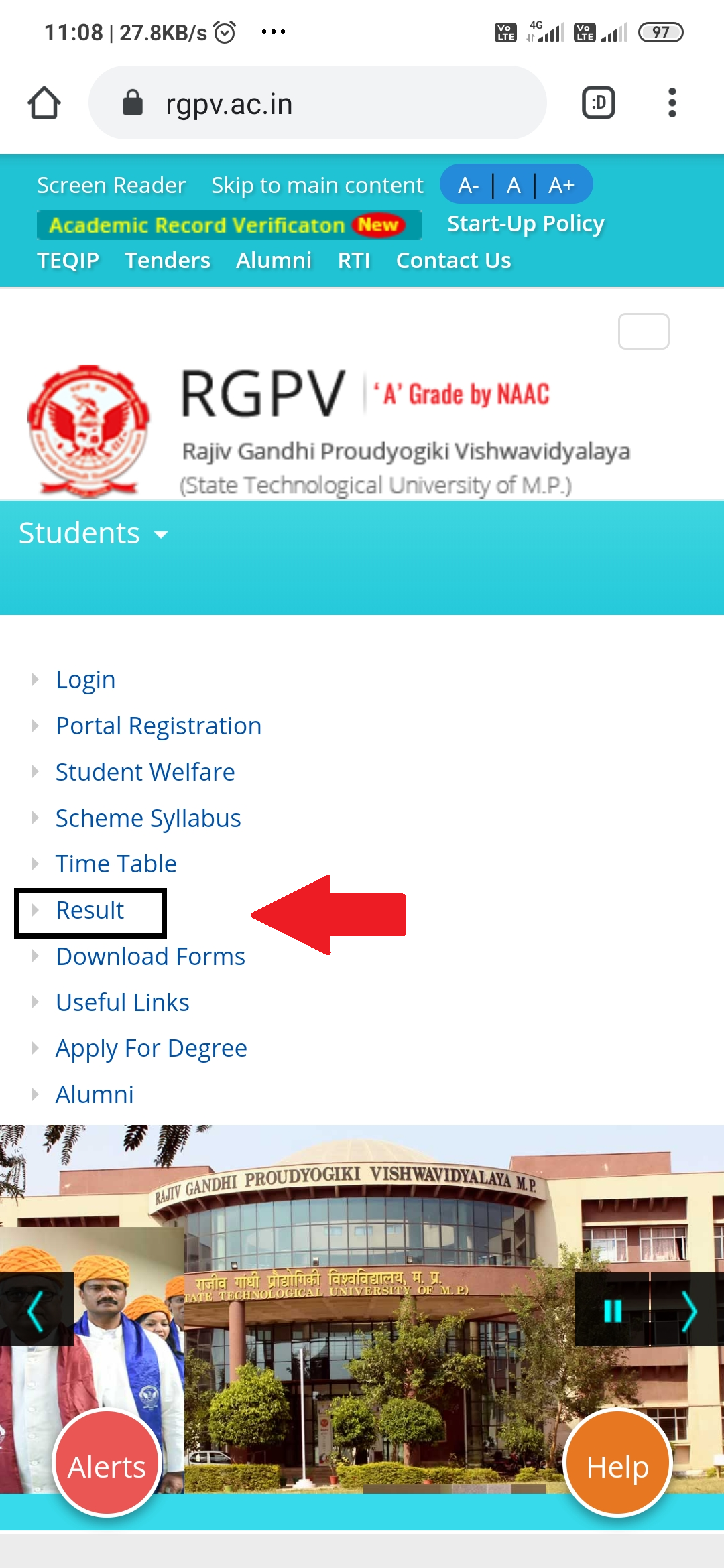 RGPV Bhopal Result: Semester, Revaluation