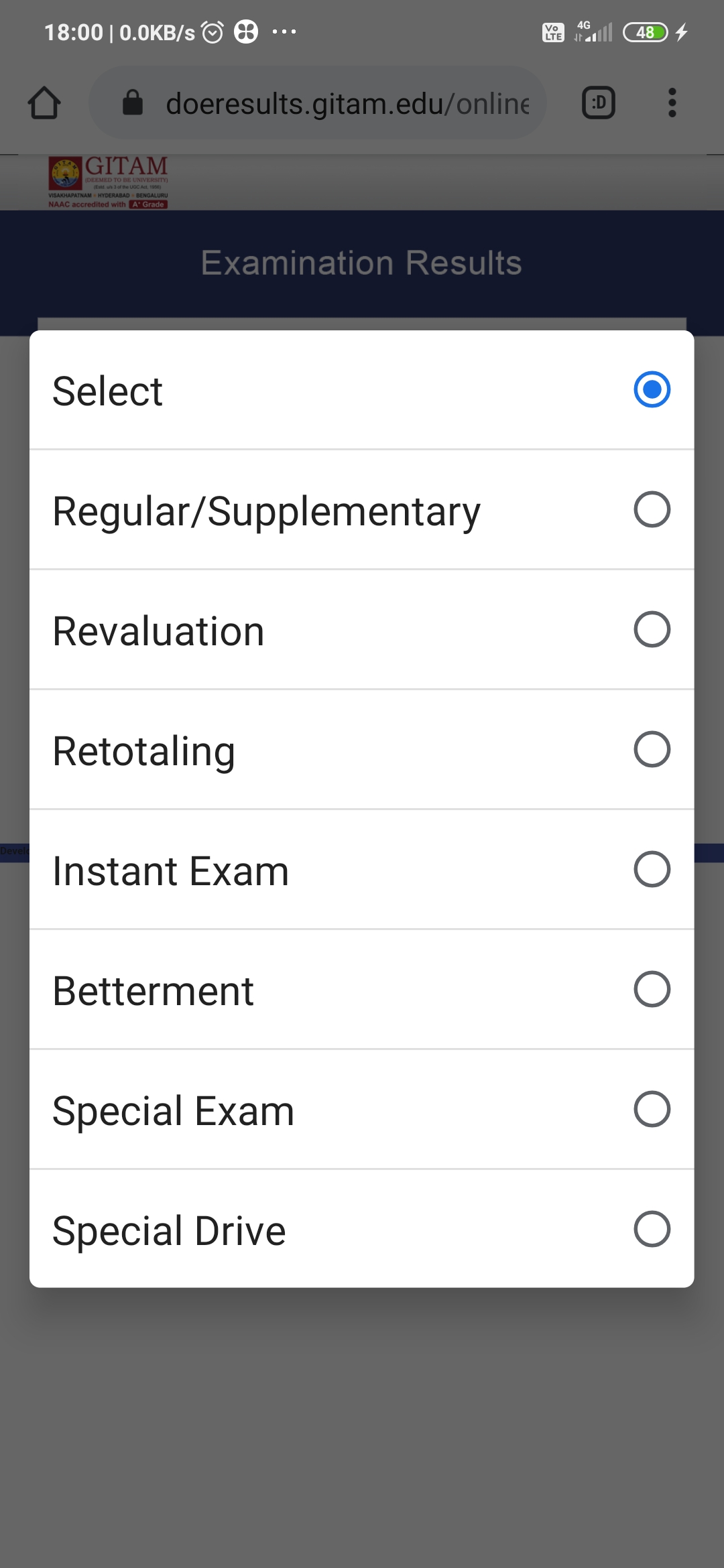 GITAM Vishakhapatnam Results 2020: Regular, Supplementary, Revaluation, Special Exam