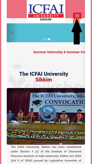 ICFAI University Sikkim Admission 2020: Application (Open), Eligibility ...