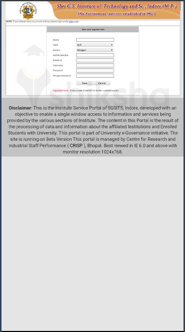 SGSITS Admission 2022: Eligibility, Process, Fee, Dates