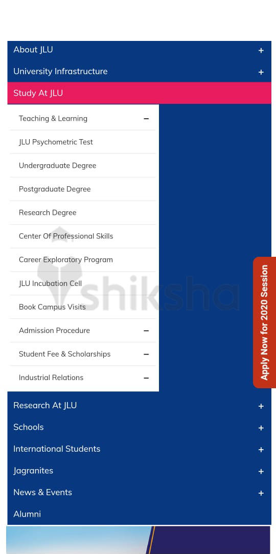 JLU Admission 2022: Eligibility, Application Process, Fee, Dates