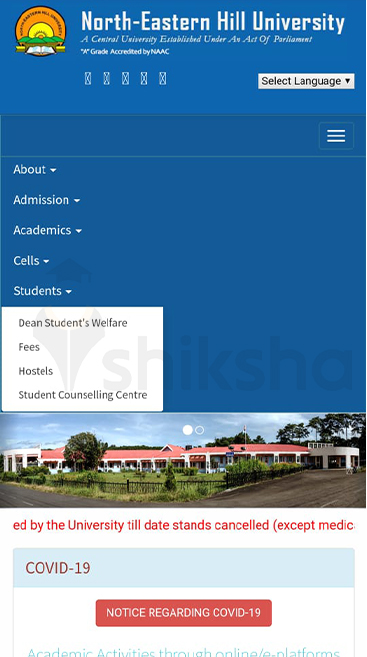 NEHU Shillong Course Admissions 2024: CUET, Eligibility & Selection ...