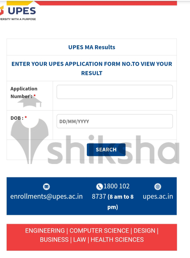 UPES Result 2020: Semester, Revaluation