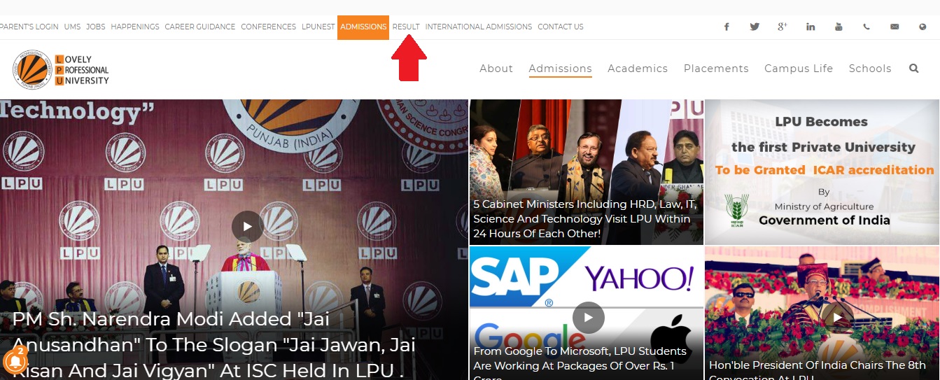 Lovely Professional University Result 2020: Semester, Evaluation ...