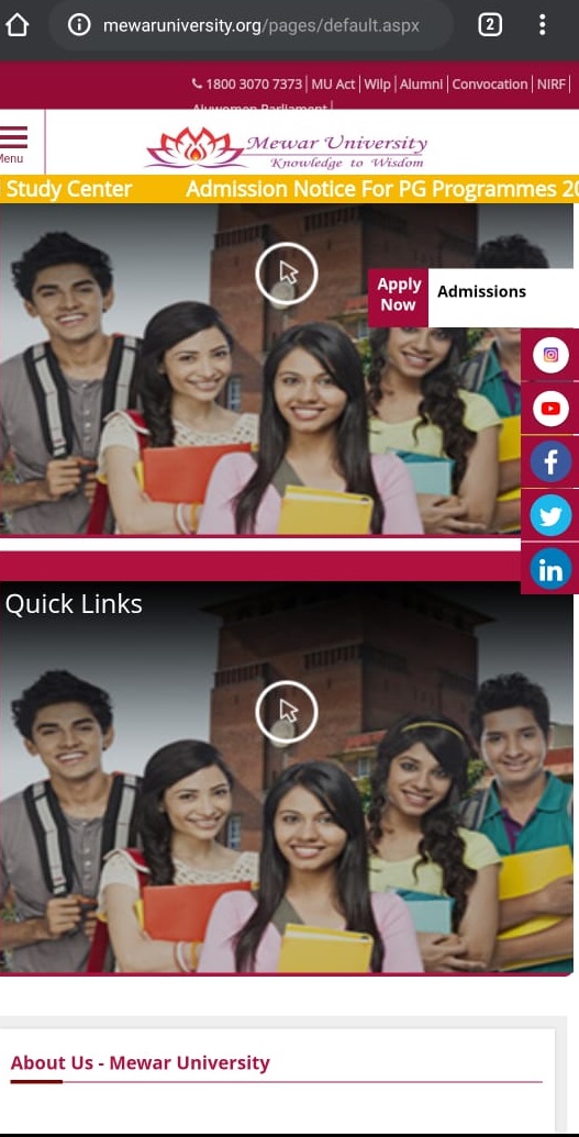 Mewar University Admission 2023: CUET, Process, Eligibility & Dates