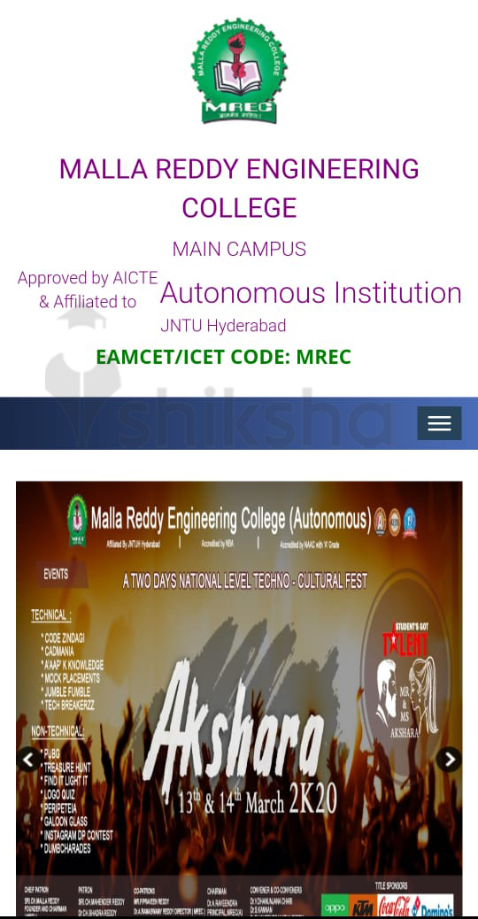 MREC Admission 2024: Eligibility, Process, Fee, Dates