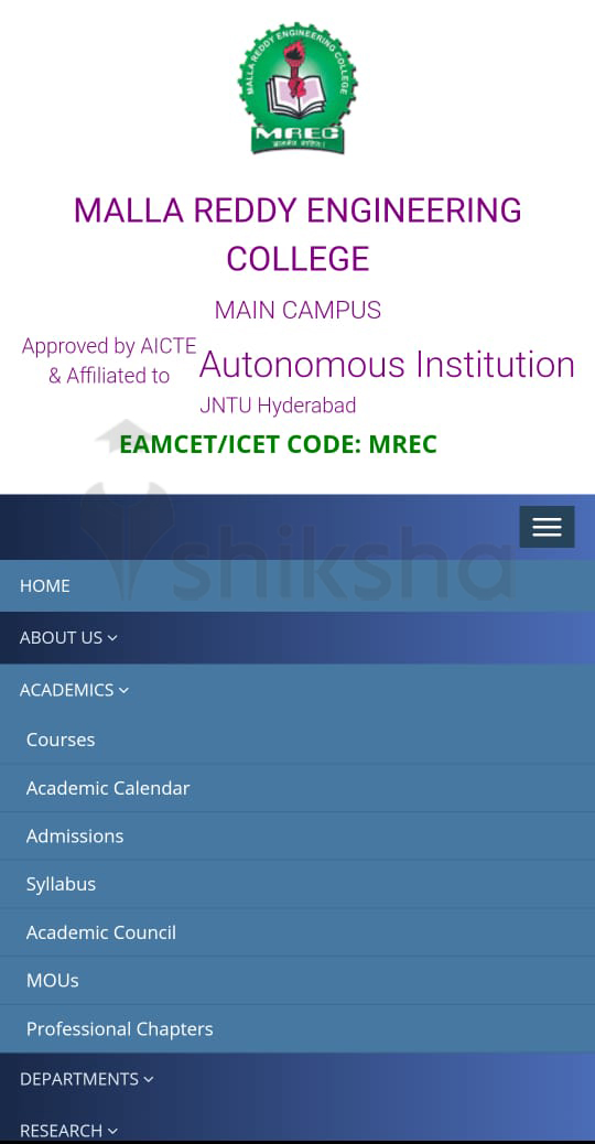 MREC Admission 2024: Eligibility, Process, Fee, Dates