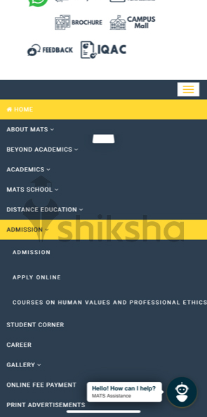 MATS University Admission 2020: Cutoffs, Eligibility, Application, Fee ...