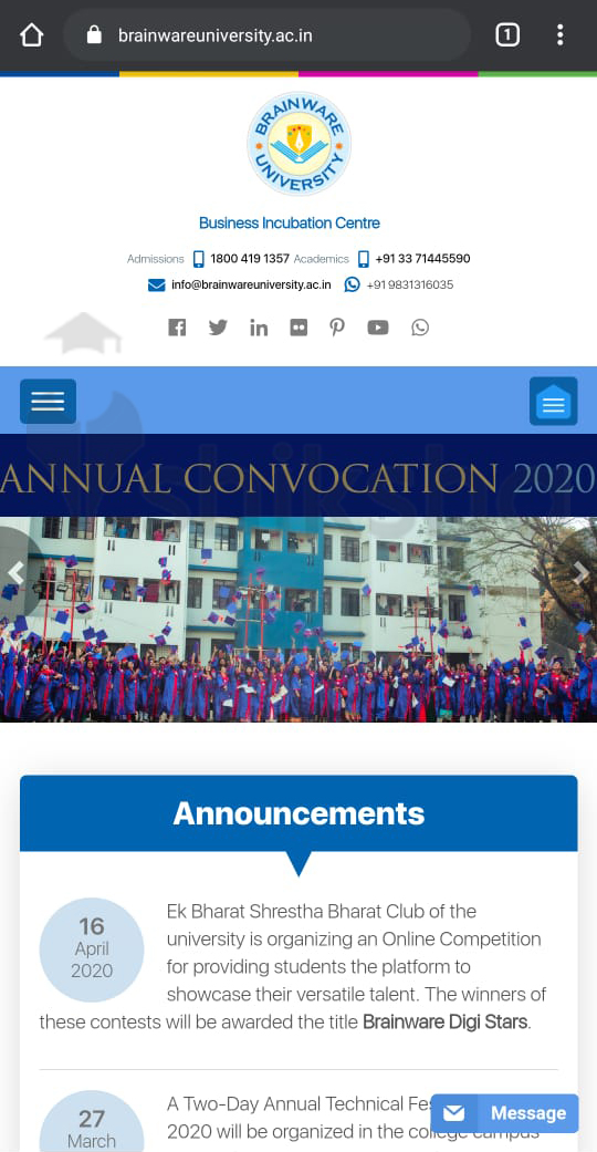 Brainware University Admission 2021: Dates, Eligibility, Courses, Fees ...