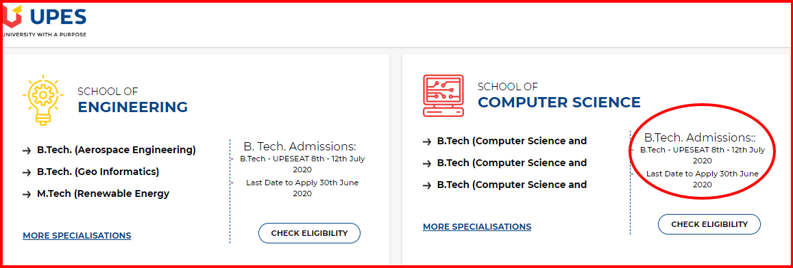 UPESEAT 2020 new exam date and registration last date announced