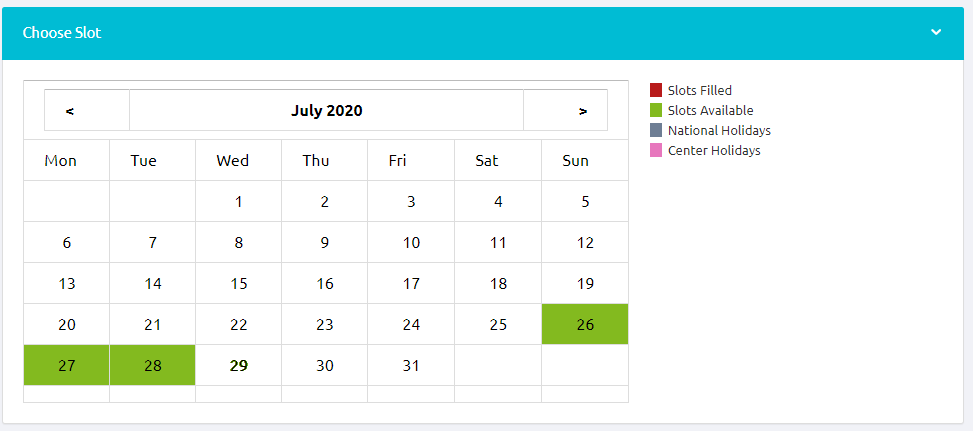 SLAT Slot Booking 2021: Available Dates & Time for Slot Booking