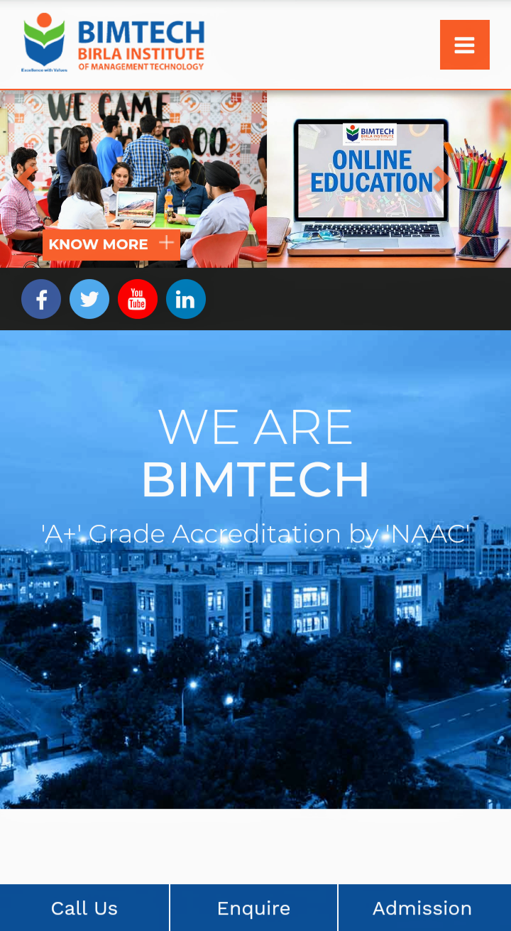 BIMTECH Admission 2021: Eligibility, Process, Application Form, Fee & Dates