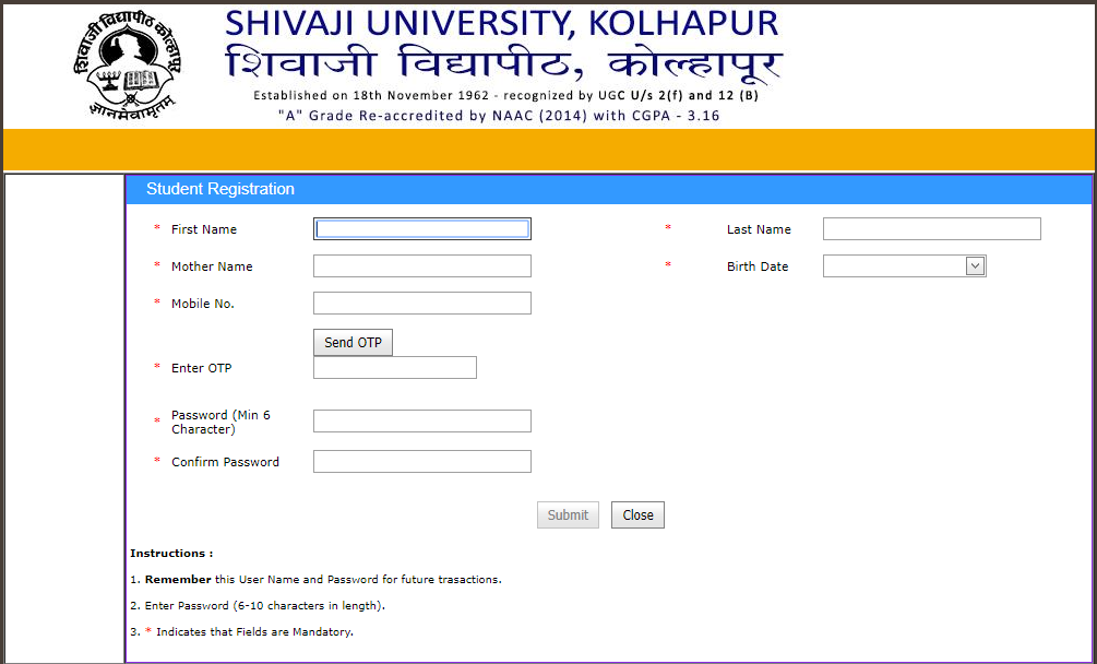 Department of Technology, Shivaji University Admission 2021: Courses ...