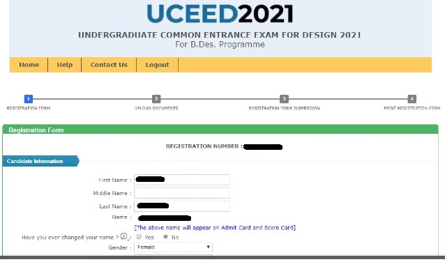 How to Fill UCEED 2021 Application Form?