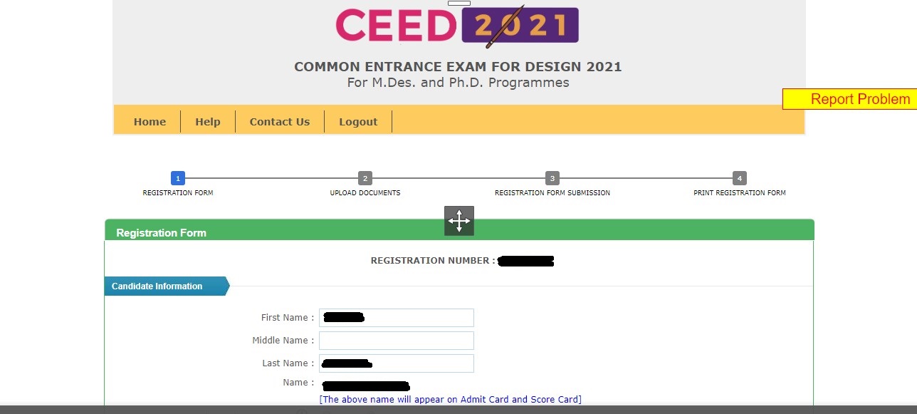 CEED 2022 Registration & Application Form (Out) - Apply for CEED Online