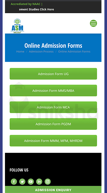 ASM’s IMCOST Admission 2022: Process, Eligibility, Application Fee