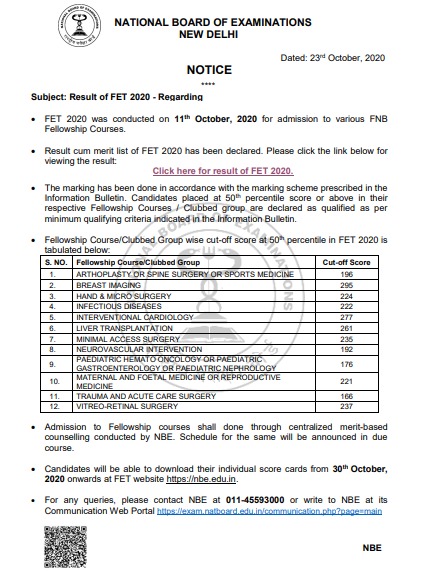 FET 2020 Application Form (Out): Eligibility, Syllabus, Pattern