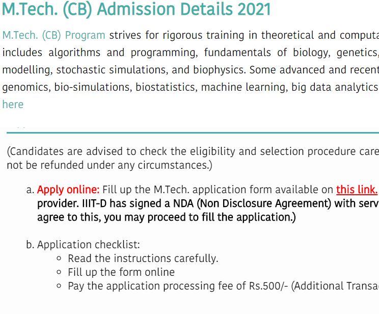 IIIT Delhi Admission 2021: Application, Eligibility, Cut off (Out ...