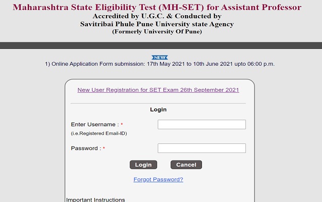 MH SET Application Form 2024 (OUT): Check Registration Date, Fees & How ...