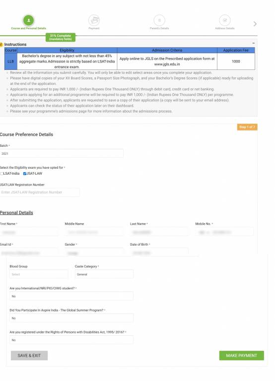 JSAT Law Application Form 2023 (Released): Direct Link to Apply @jgu.edu.in