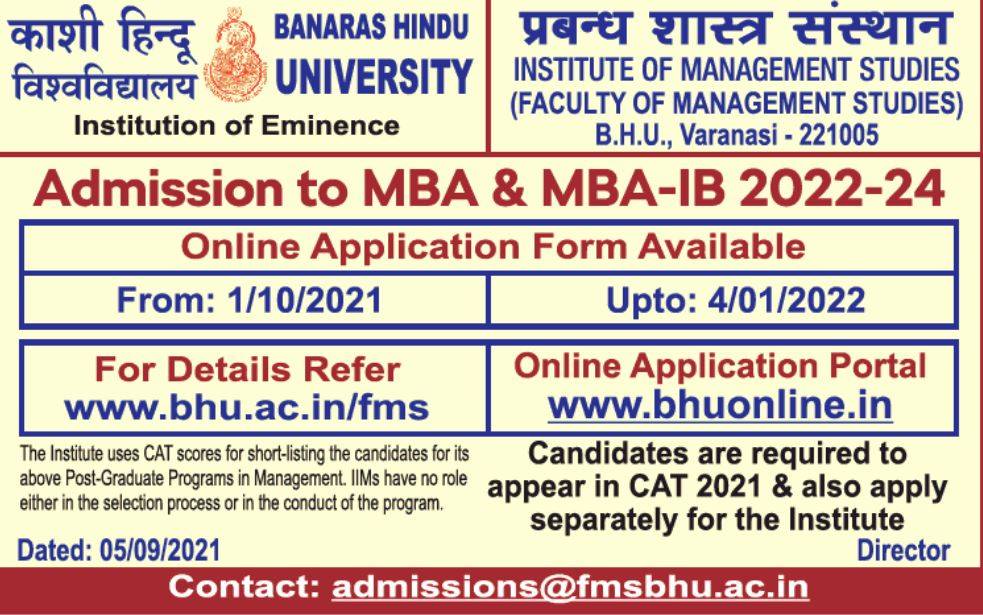 BHU Admissions 2021: Banaras Hindu University warns students against ...