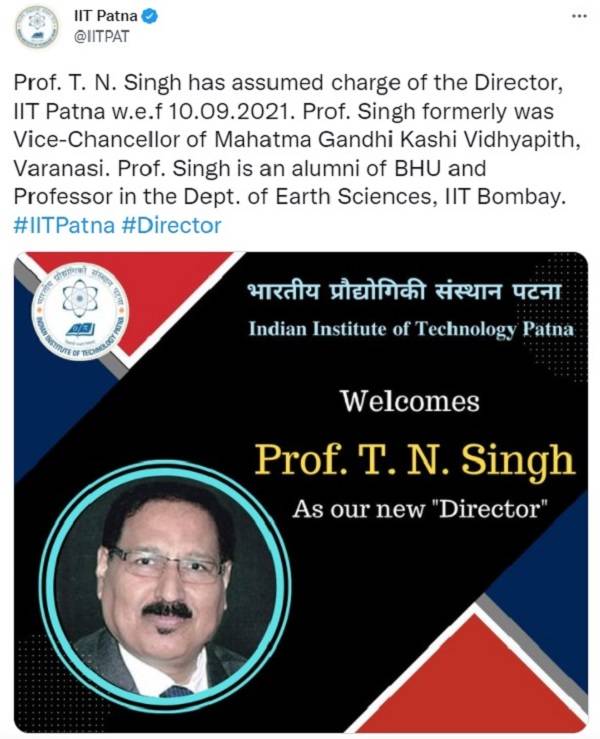 IIT Patna gets new director