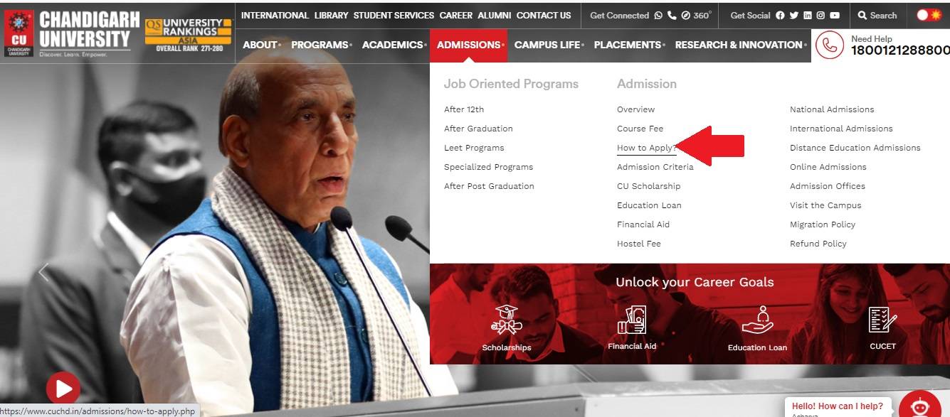 Chandigarh University (CU) Course Admissions 2022: Dates (Out ...