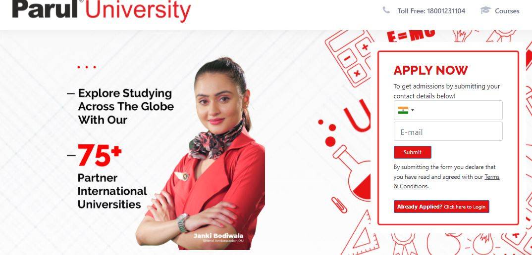 Parul University Course Admissions 2022 (Open): Eligibility, Fees ...