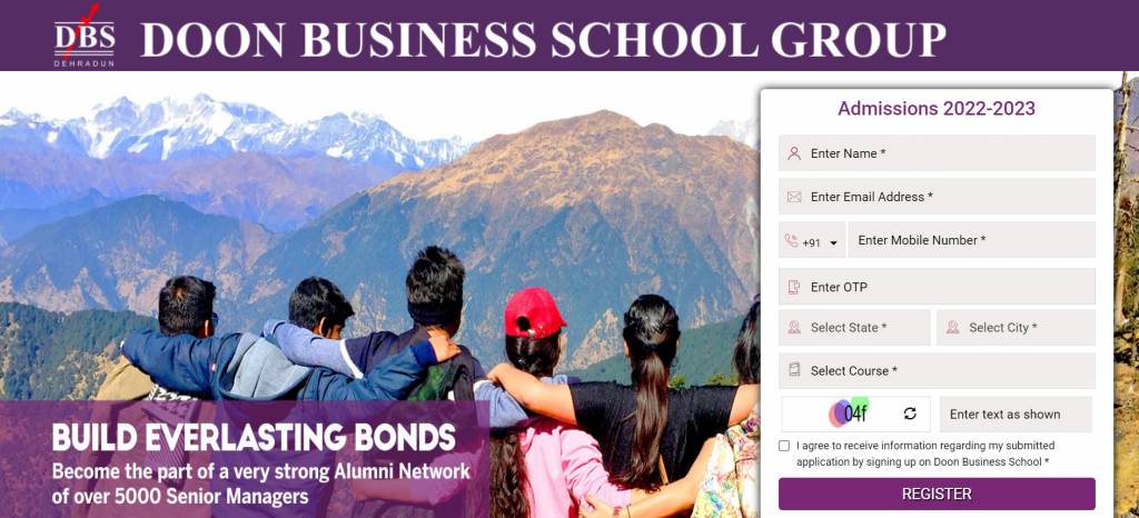 MBA at Doon Business School Dehradun: Courses & Fees 2023