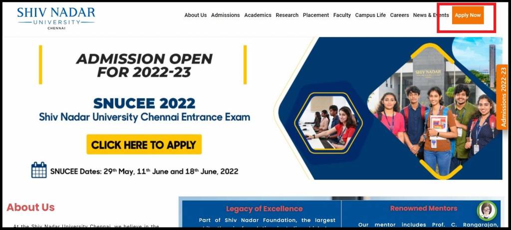 SNU Chennai Admissions 2024: Application Process, Eligibility, Fee ...