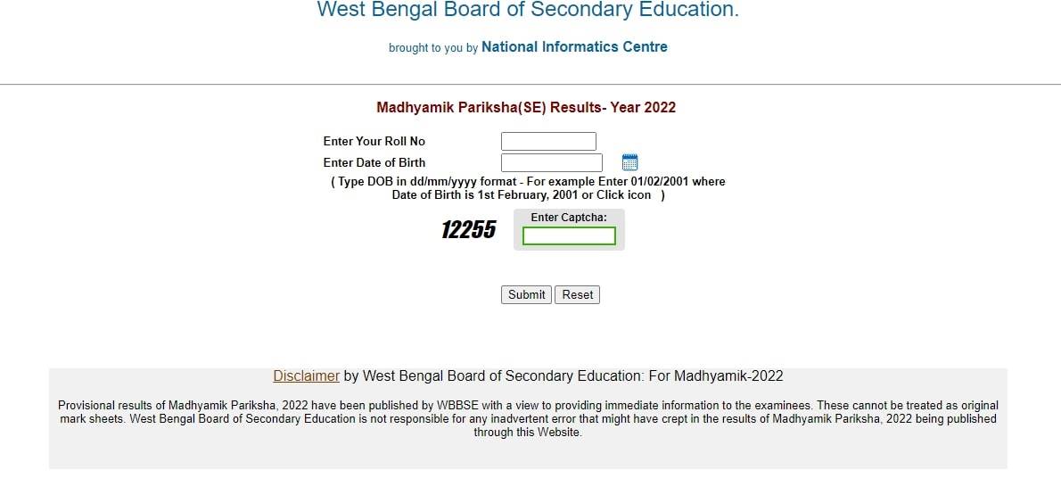 WBBSE Result 2022 (Out): Check WBBSE Madhyamik Result at wbresults.nic.in