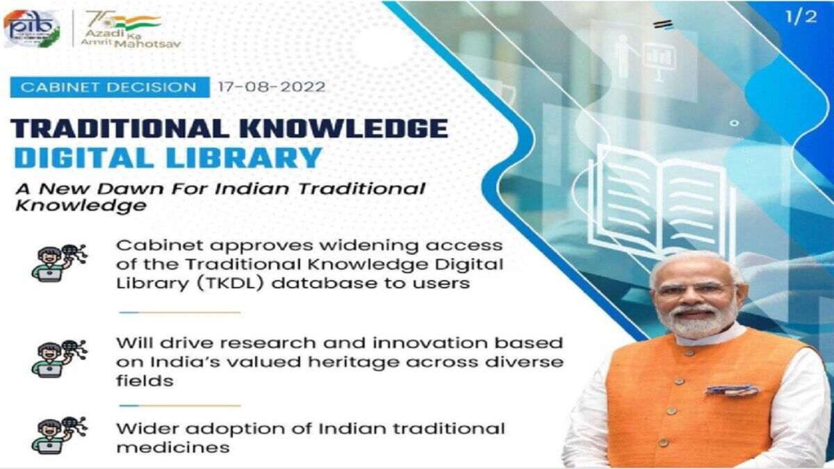 Cabinet gives nod to widening access to Traditional Knowledge Digital ...