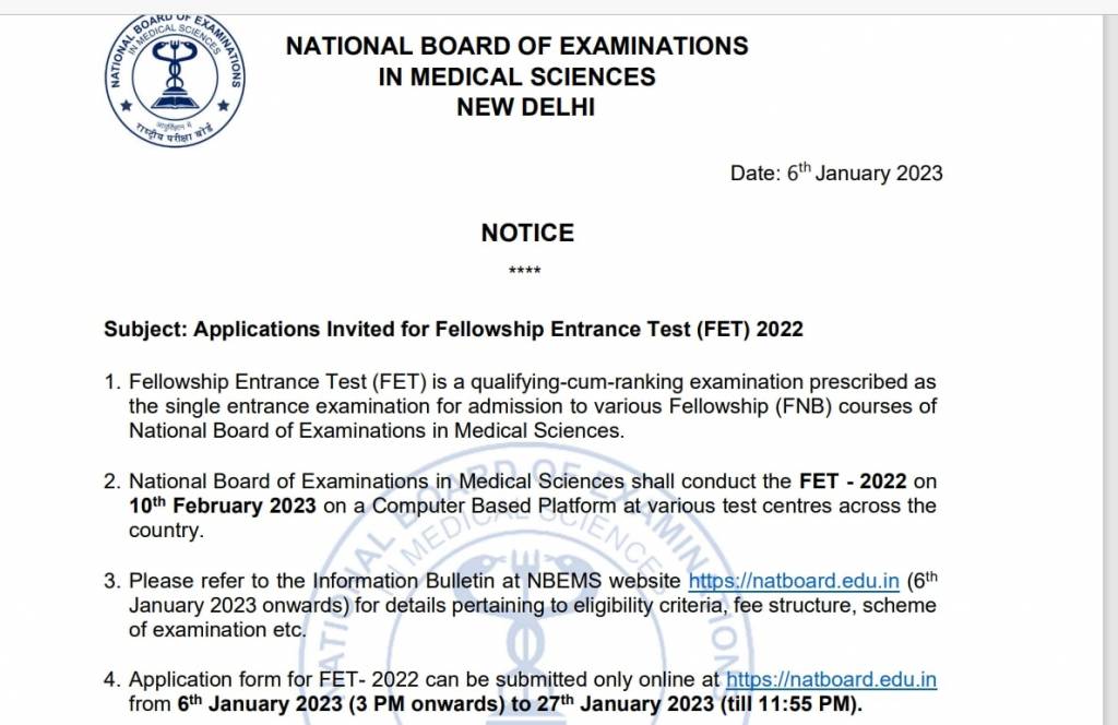 FET Application Form 2022 (Over): Registration Link, Fees, & How to Apply!