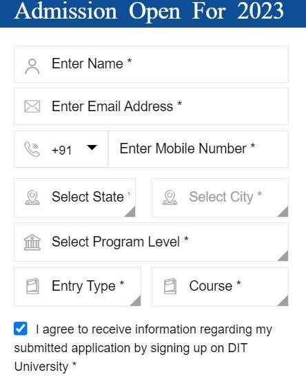 BTech at DIT University: Admission 2023 & Eligibility