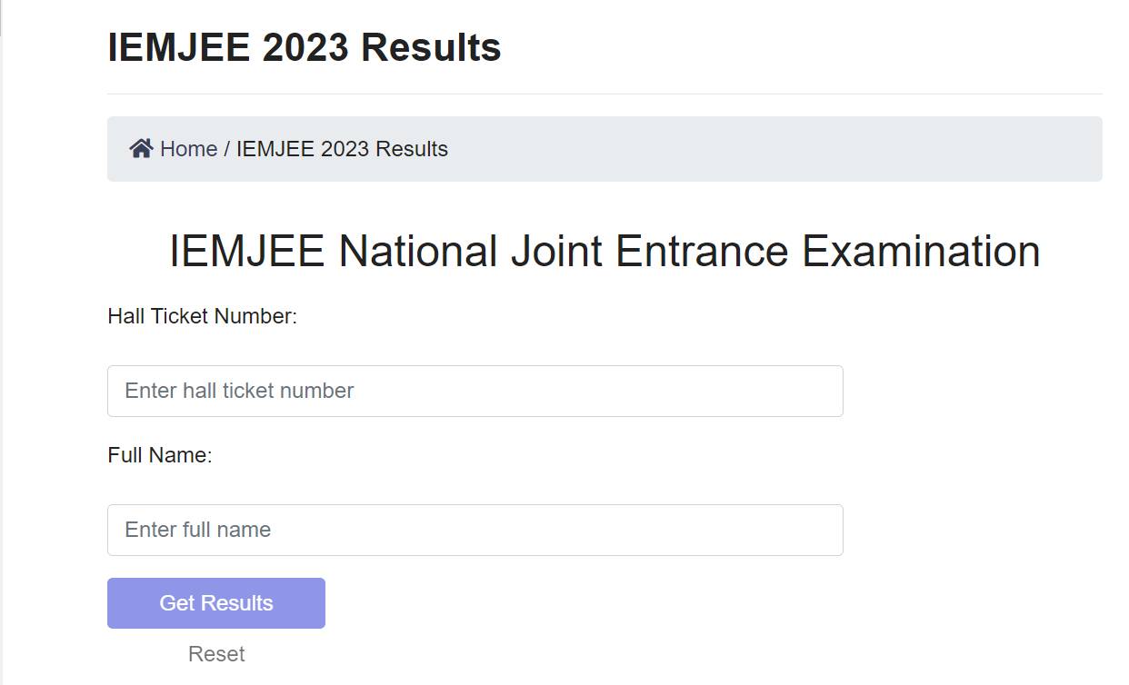 IEMJEE Result 2025: Date, Direct Link to Check, Details Mentioned in ...